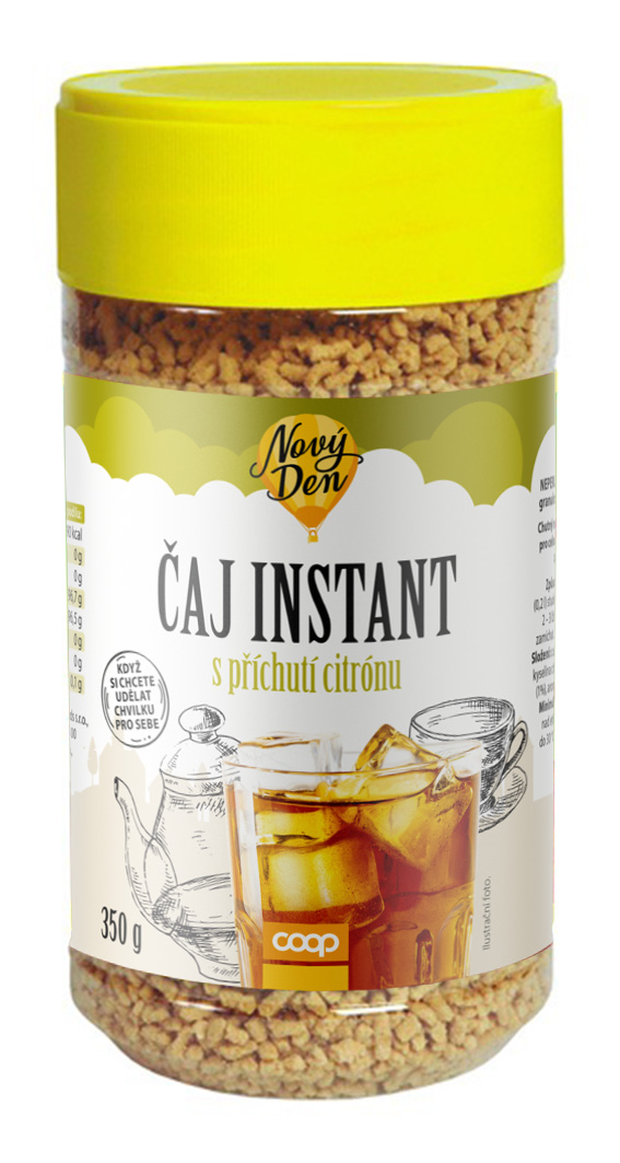 Čaj instant s příchutí citronu – COOP Club