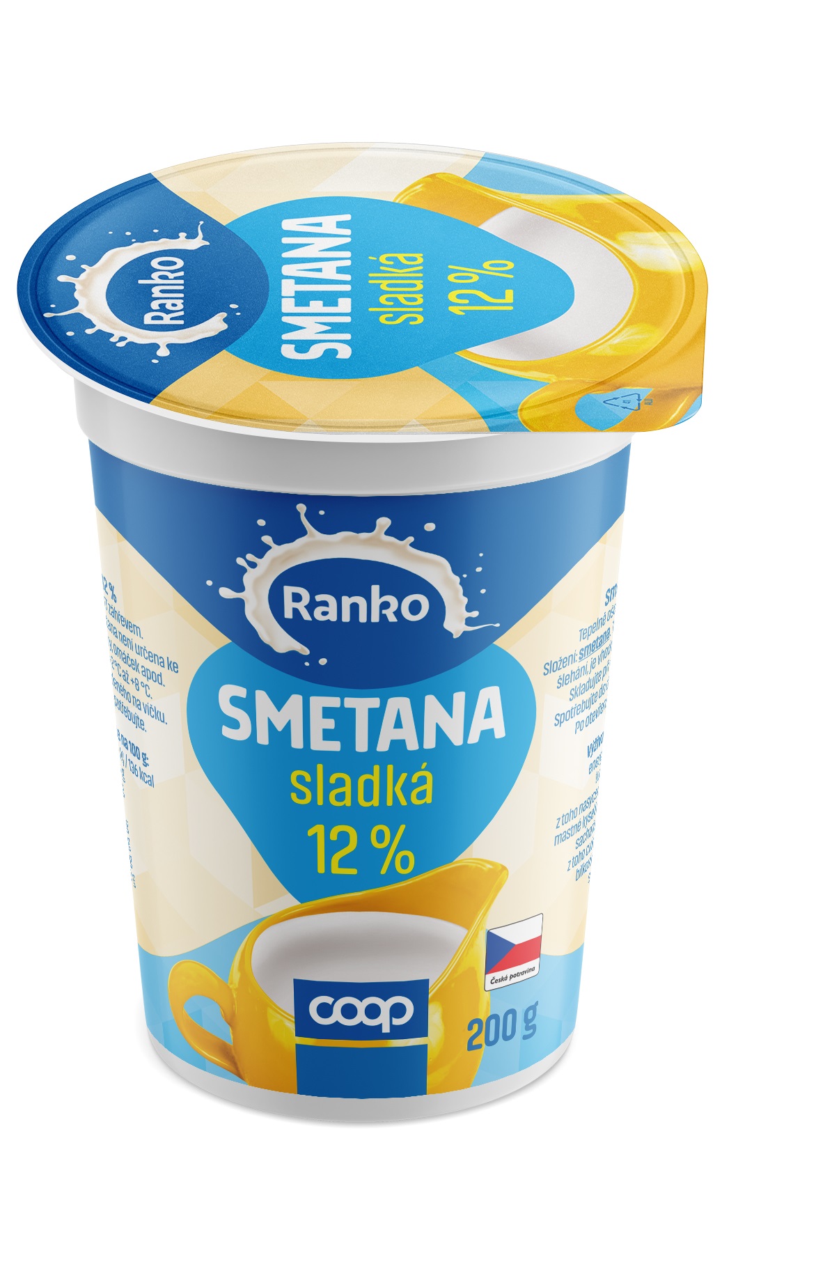Smetana sladká 12% – COOP Club